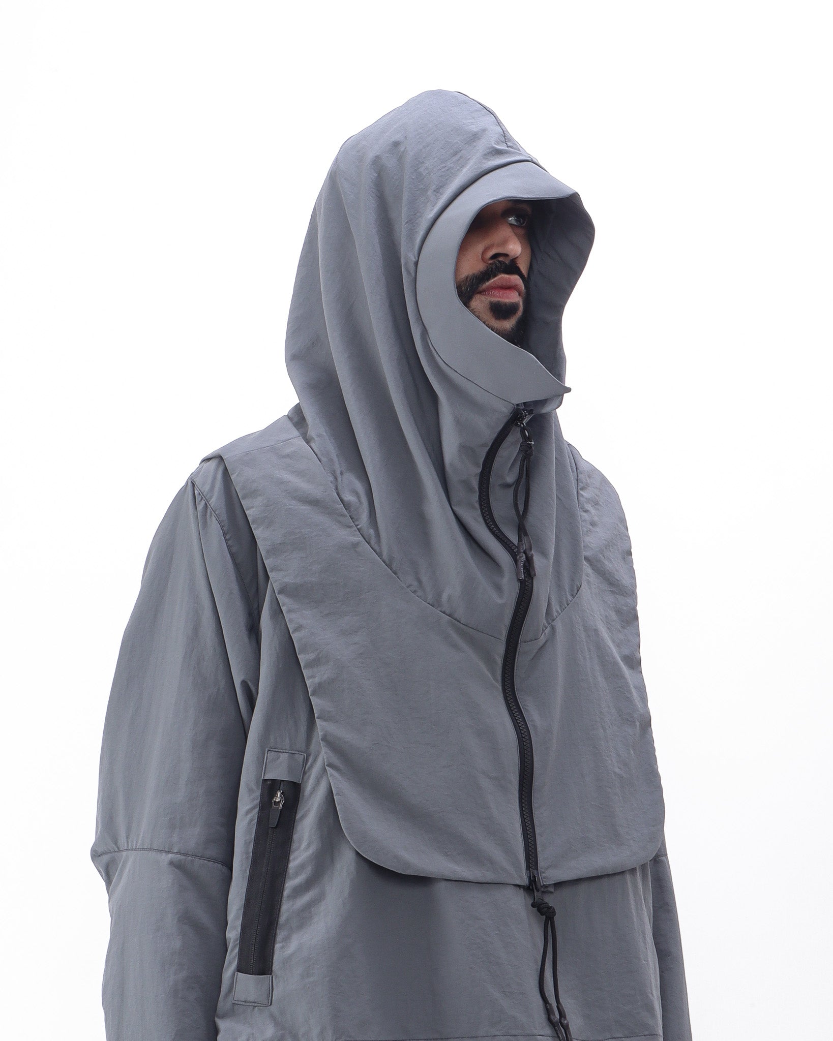 Modular Hood - Grey – GARUDA_SS