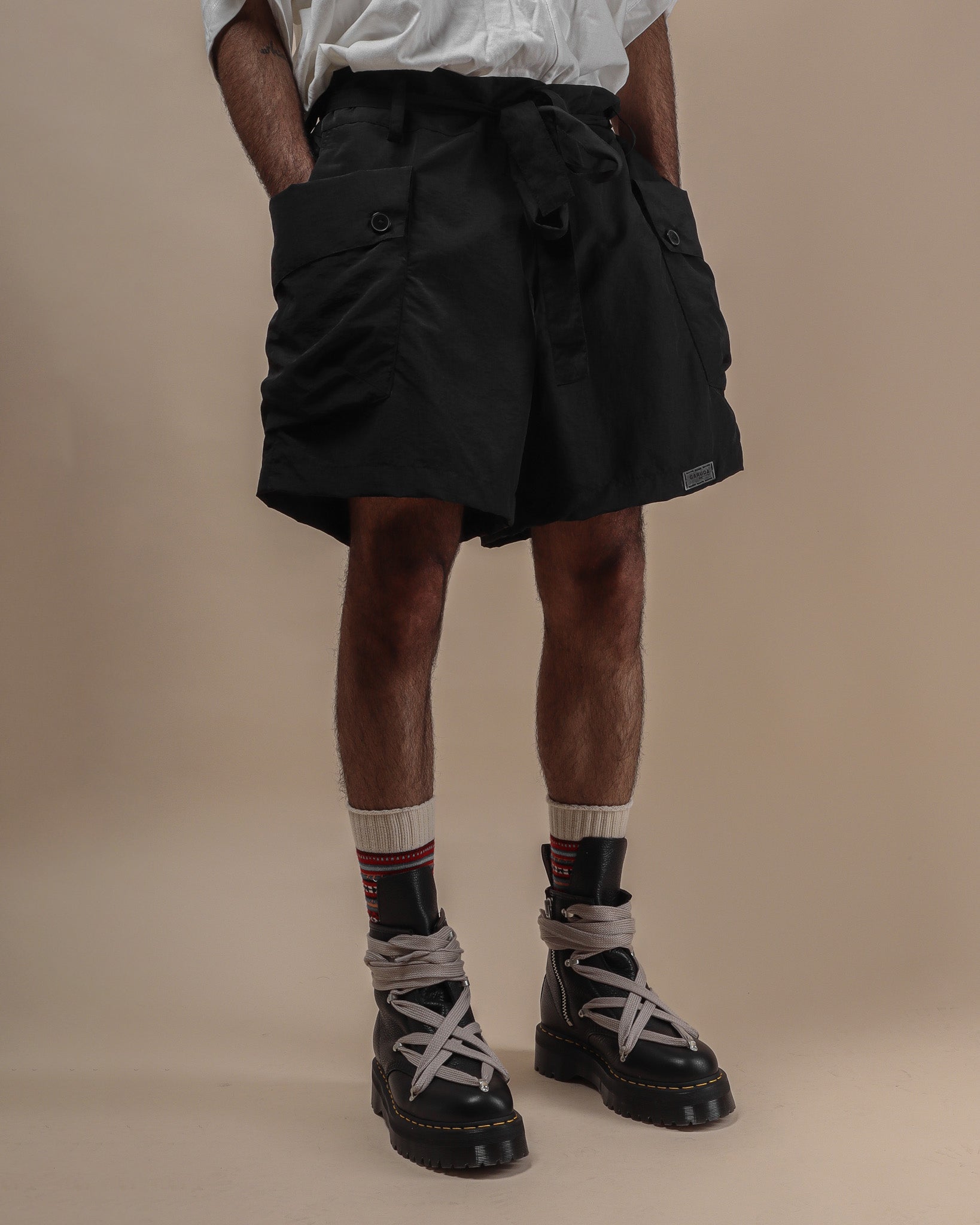 Polyester Cargo Shorts – GARUDA_SS