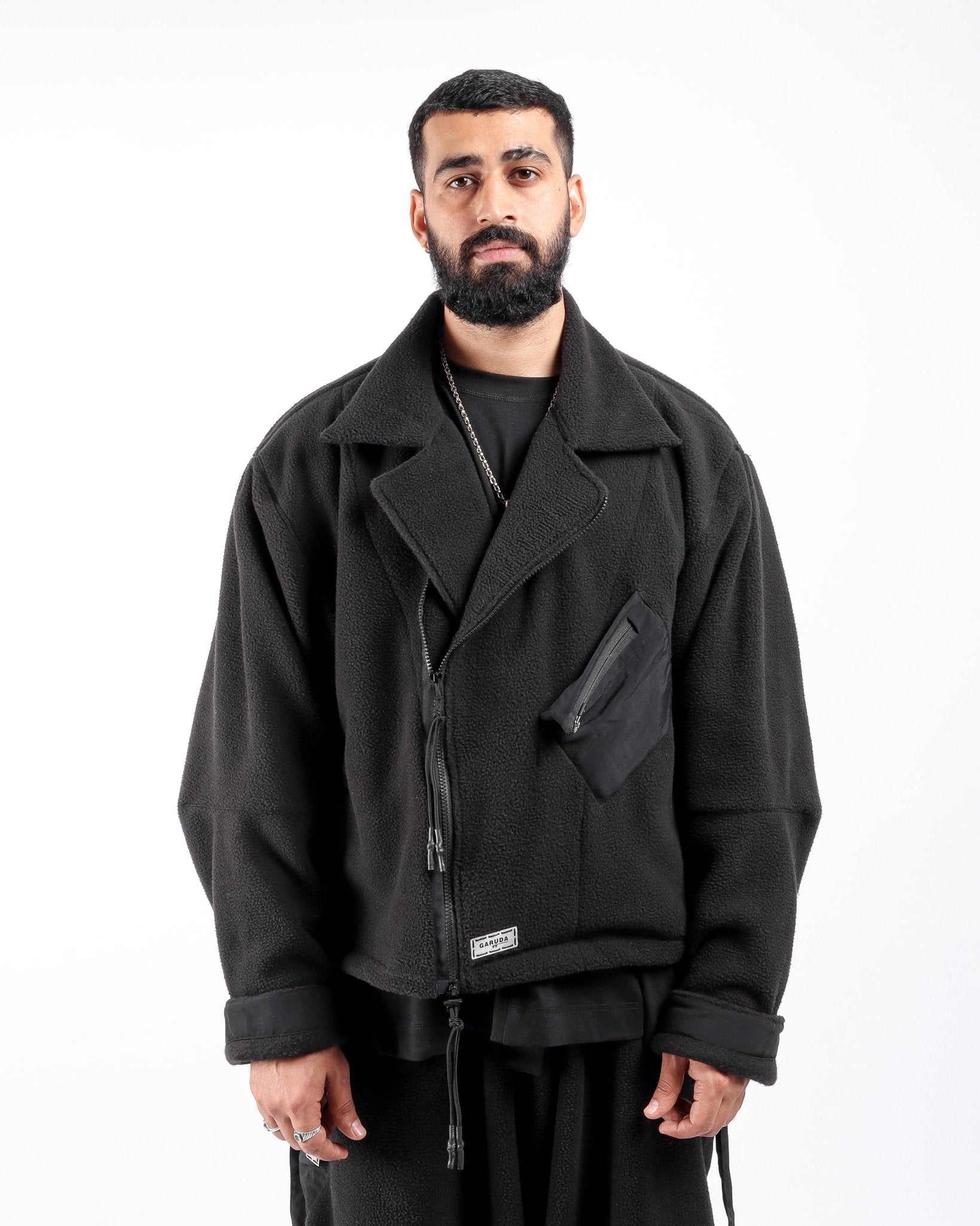 Fleece Biker Jacket – GARUDA