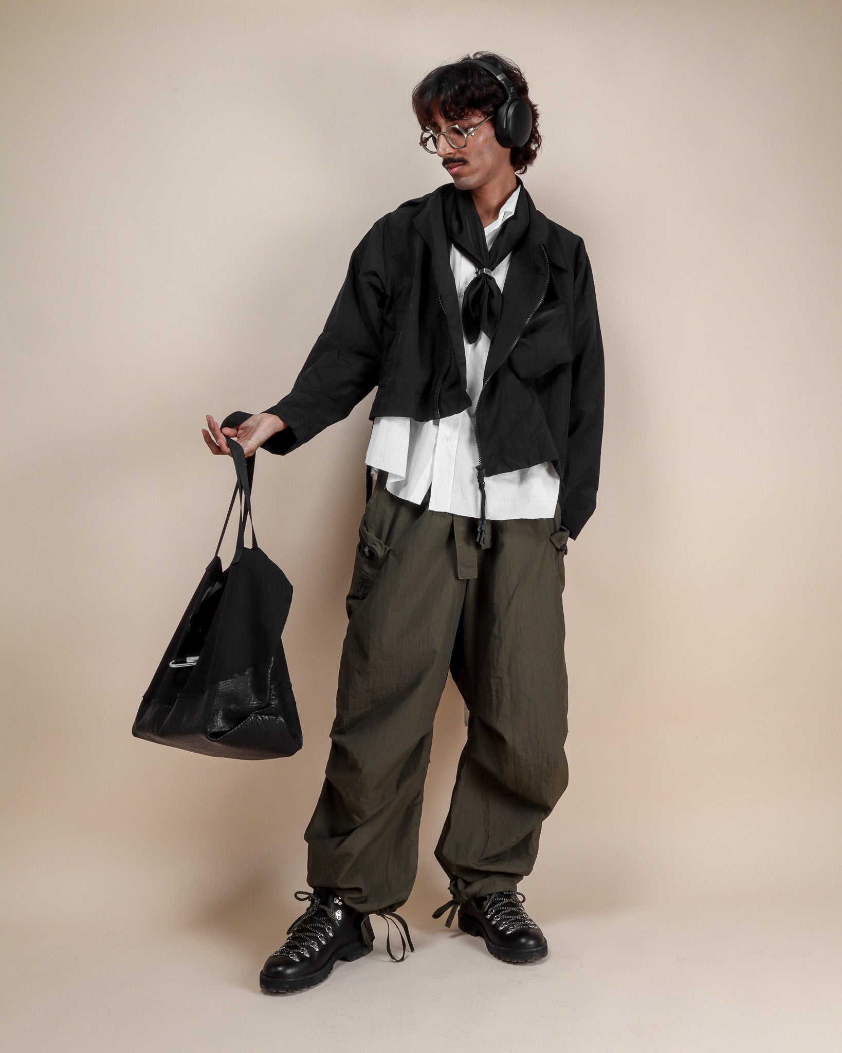 Polyester Parachute Pants - Olive – GARUDA_SS