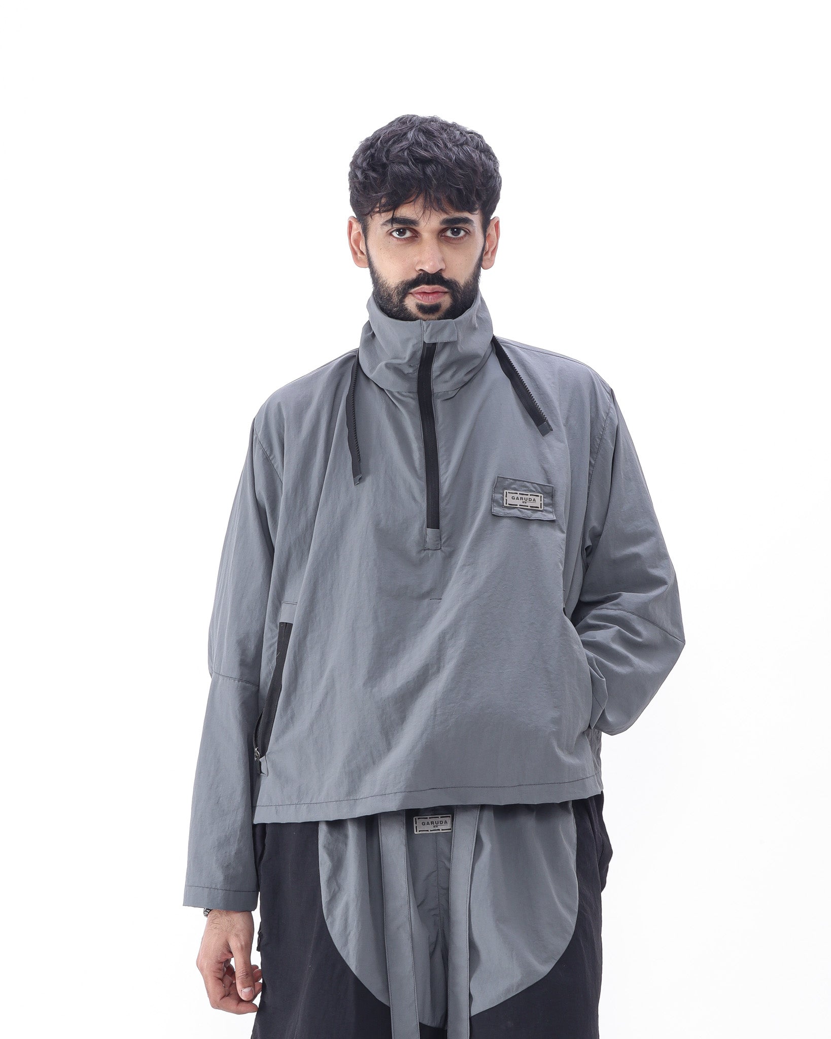 2023 Polyester Pullover - V2 - Grey – GARUDA